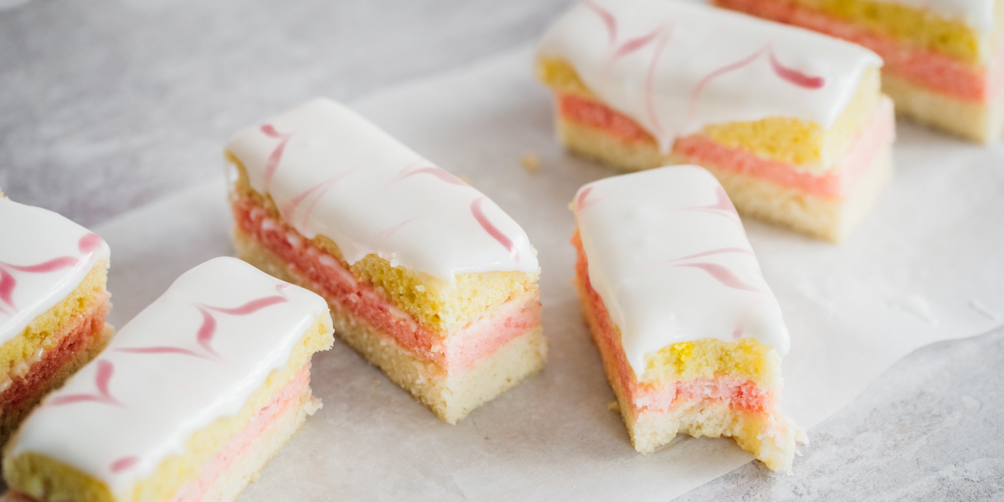 Angel Cake Slices Recipe | How to Make Angel Cake Slices